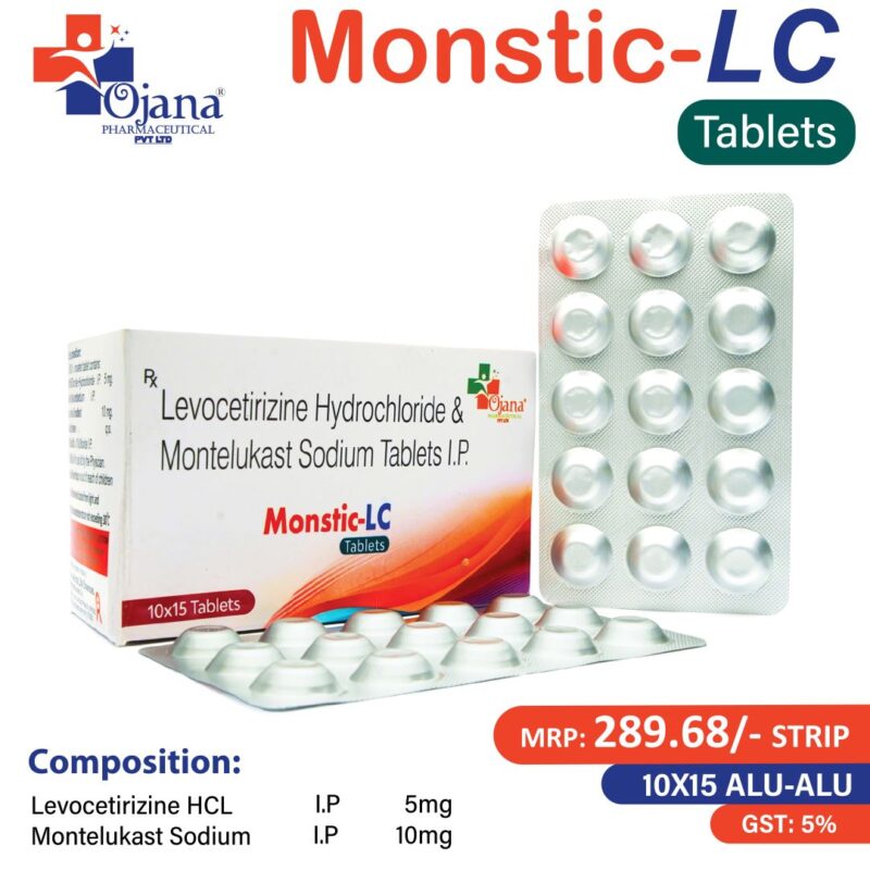 Monstic-LC Levocetirizine & Montelukast Tablets